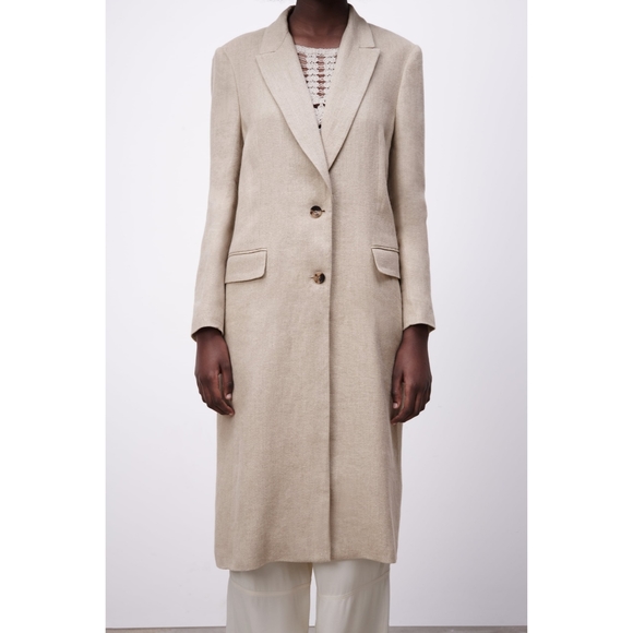 Zara | Jackets & Coats | Zara Linen Jacket | Poshmark
